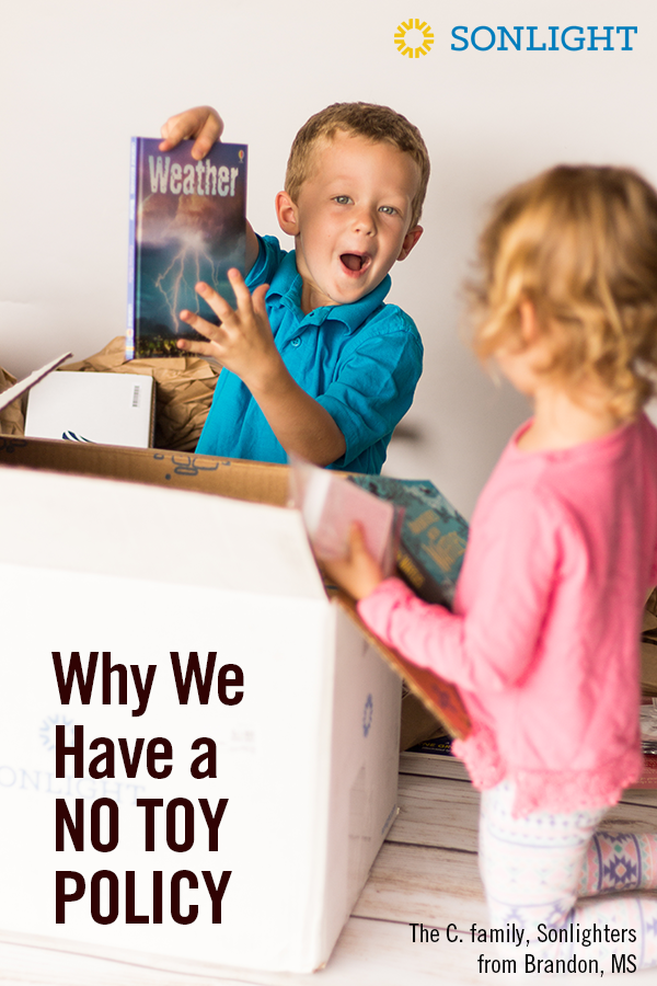 Why We Have a No Toy Policy - Sonlight Homeschooling Blog
