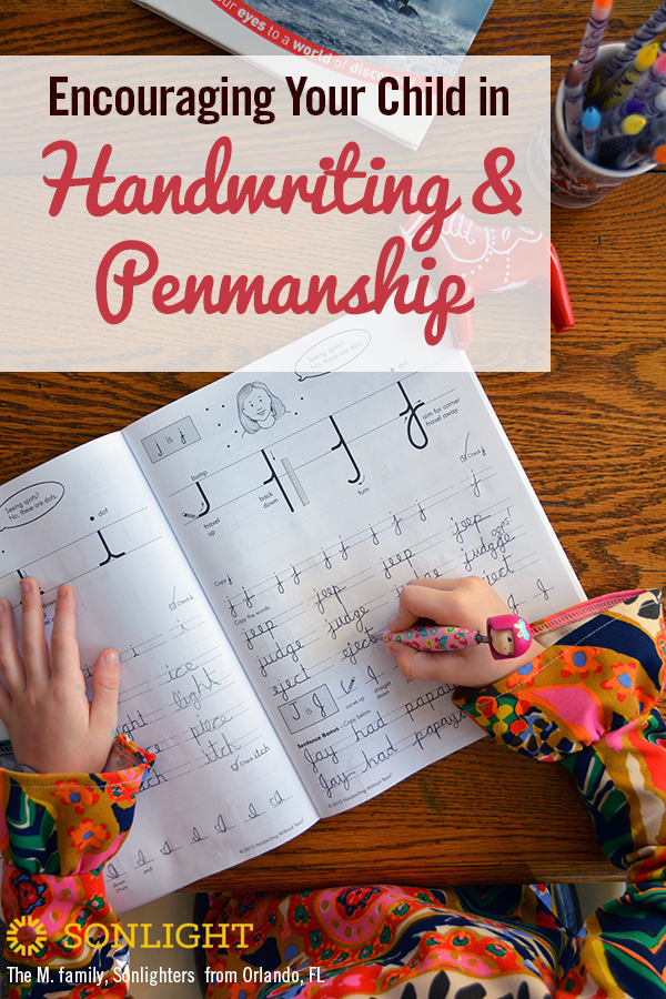Encouraging Your Child in Handwriting and Penmanship - Sonlight ...