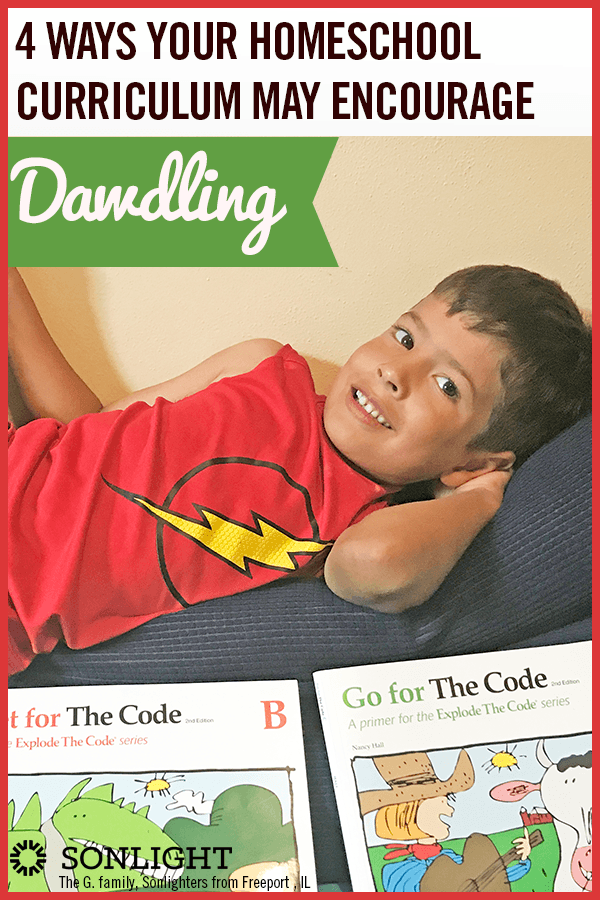 4 Ways Your Homeschool Curriculum May Encourage Dawdling - Sonlight ...