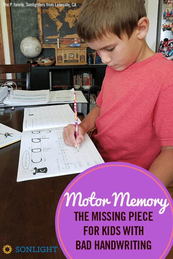 Motor Memory: The Missing Piece for Kids with Bad Handwriting ...