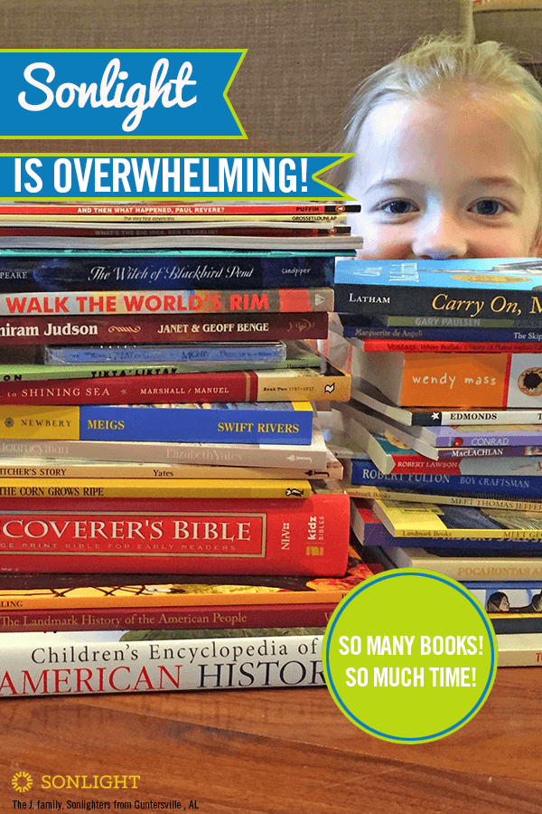 Sonlight is Overwhelming! - Sonlight Homeschooling Blog