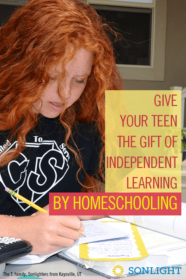 Give Your Teen the Gift of Independent Learning by Homeschooling ...