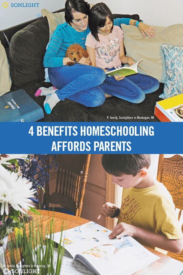 4 Benefits Homeschooling Affords Parents - Sonlight Homeschooling Blog