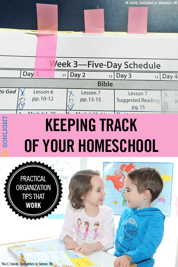 Keeping Track of Your Homeschool - Sonlight Homeschooling Blog