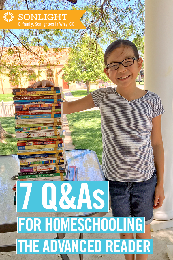 7 Q&As for Homeschooling the Advanced Reader - Sonlight Homeschooling Blog