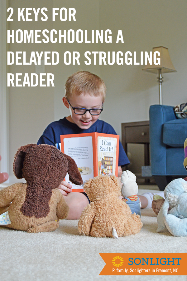 2 Keys for Homeschooling a Delayed or Struggling Reader - Sonlight Homeschooling Blog