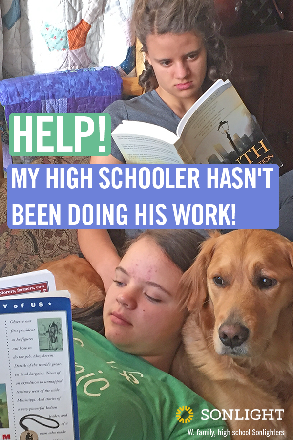 Help! My High Schooler Hasn't Been Doing His Work! - Sonlight ...