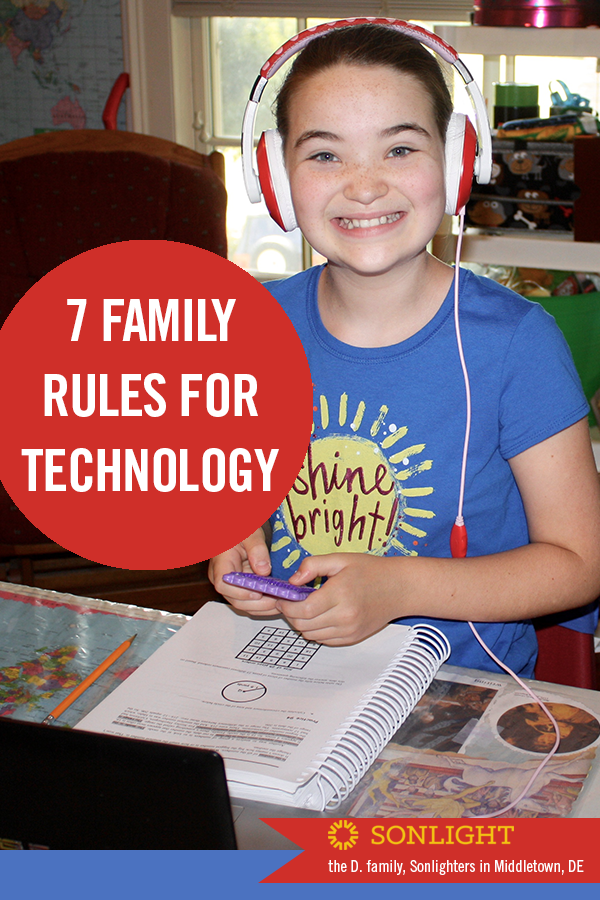 7 Family Rules for Being Good Stewards of Technology - Sonlight ...