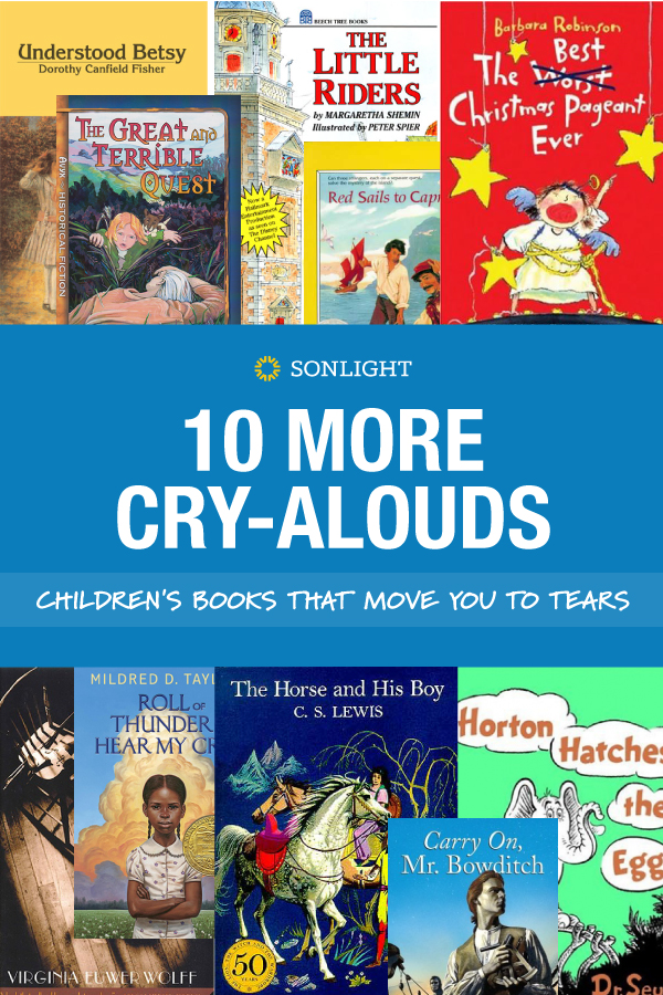 10 More Cry-Alouds: Books That Move You to Tears - Sonlight ...