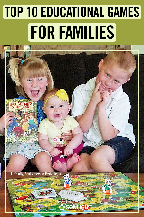 Top Ten Educational Games for Families - Sonlight Homeschooling Blog