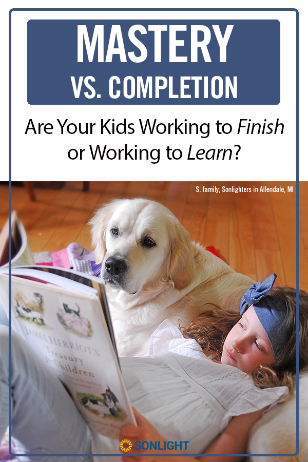 Mastery vs Completion: Working to Finish or Working to Learn ...