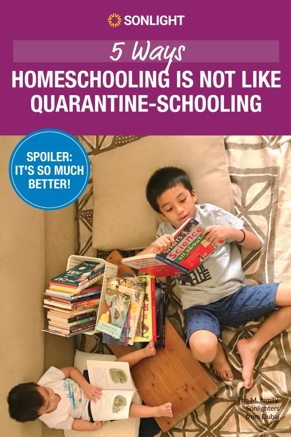 5 Ways Homeschooling Is Not Like Quarantine-schooling - Sonlight ...