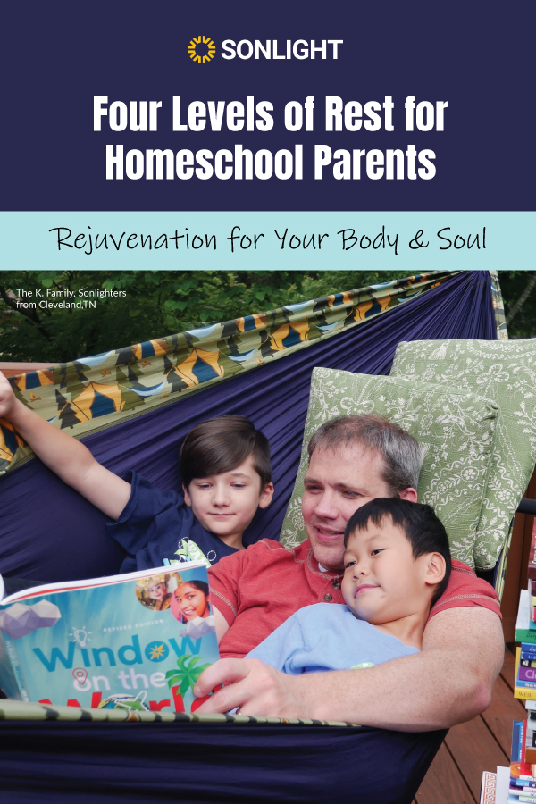 The Four Levels of Rest Homeschool Parents Need - Sonlight ...