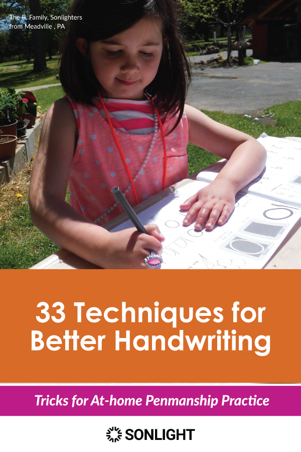 33 Techniques for Better Handwriting - Sonlight Homeschooling Blog