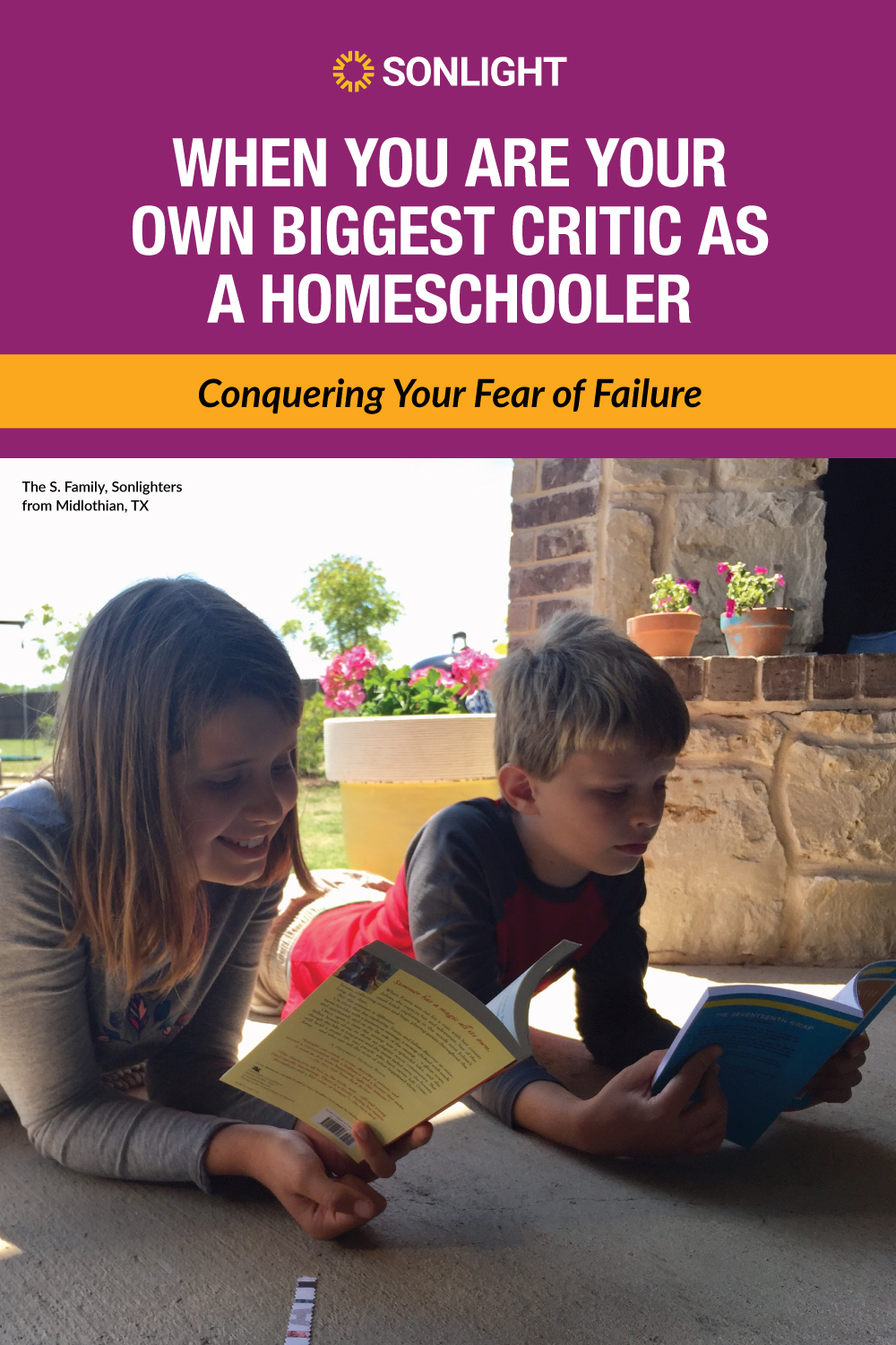 When You Are Your Own Biggest Critic As a Homeschooler - Sonlight ...